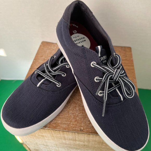 Sperry | Shoes | Sperry Navy Top Sider Sneakers | Poshmark